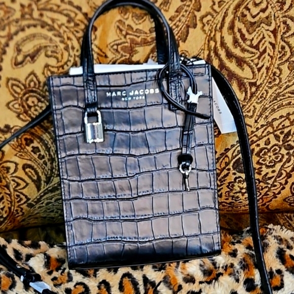 Marc Jacobs | Bags | Nwt Marc Jacobs Black Embossed Mini Bag Crossbody ...